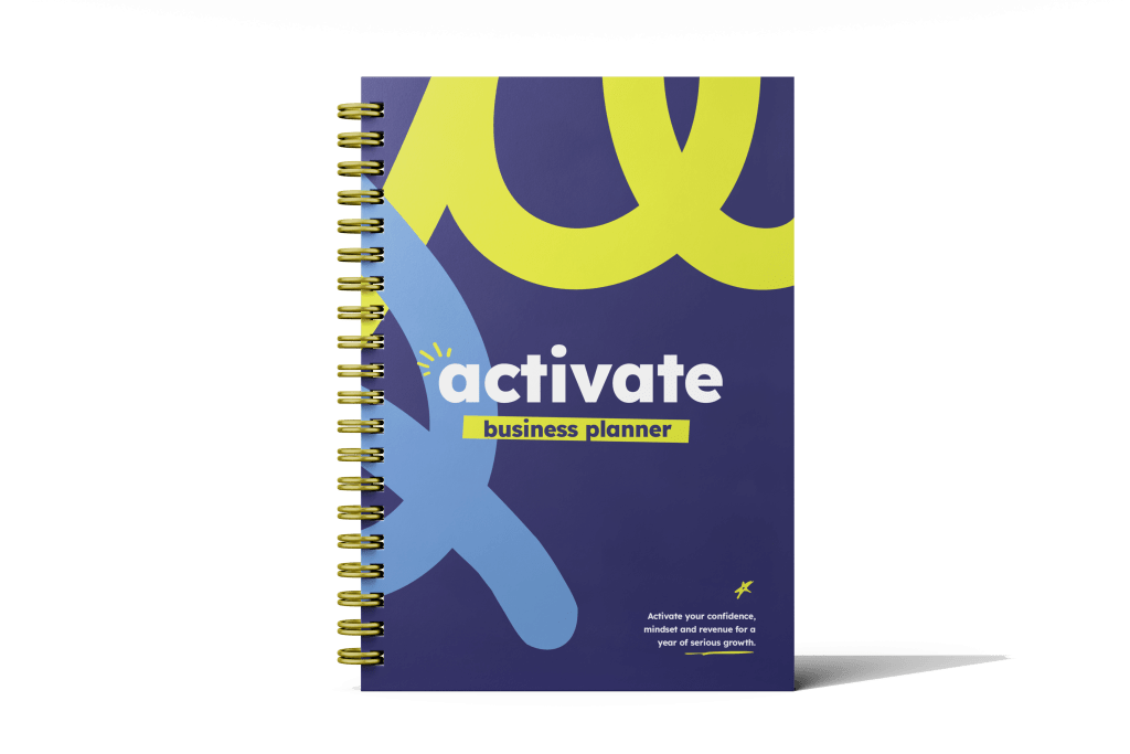 Activate Business Planner book for entrepreneurs by Business Coach ...
